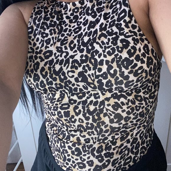 Zara | Tops | Zara Leopard Print Bodysuit Small | Poshmark